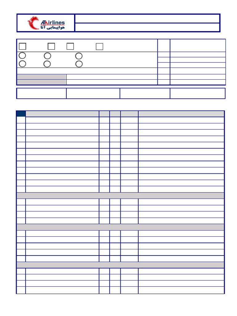 Flight Operations Line Check Record | PDF | Transport | Aviation