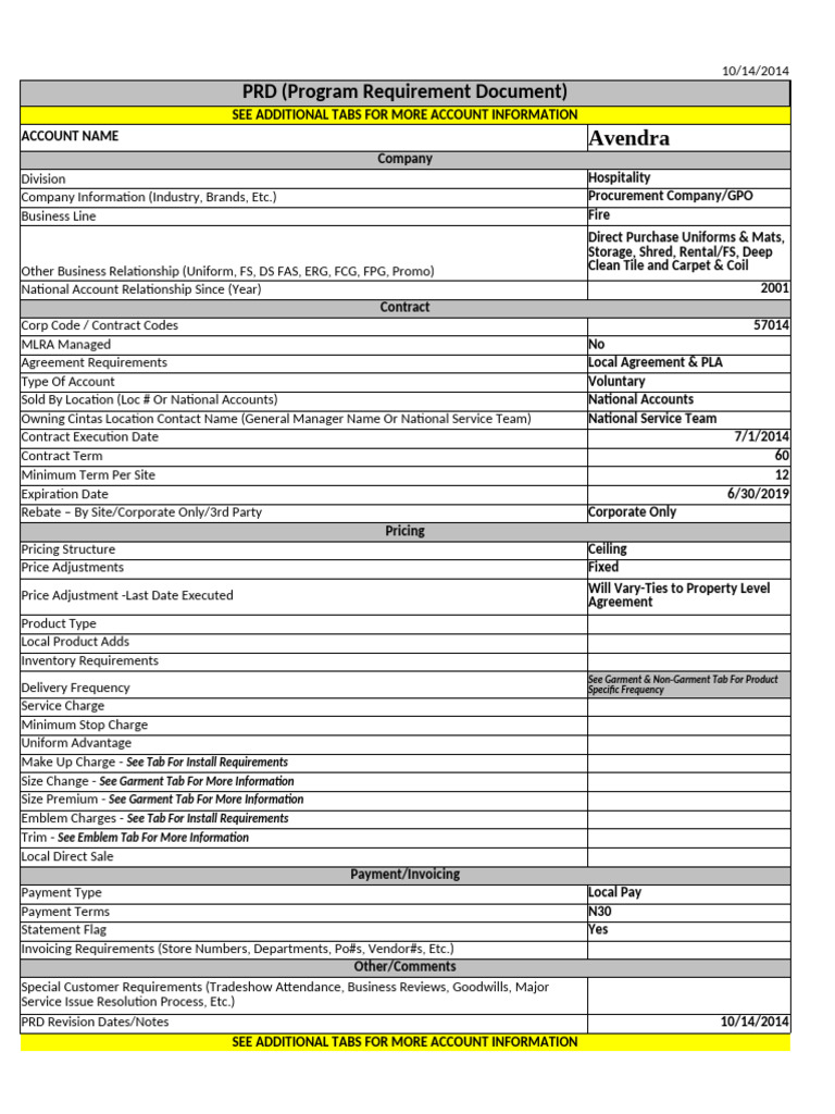 Avendra Voluntary Fire | PDF | Pricing