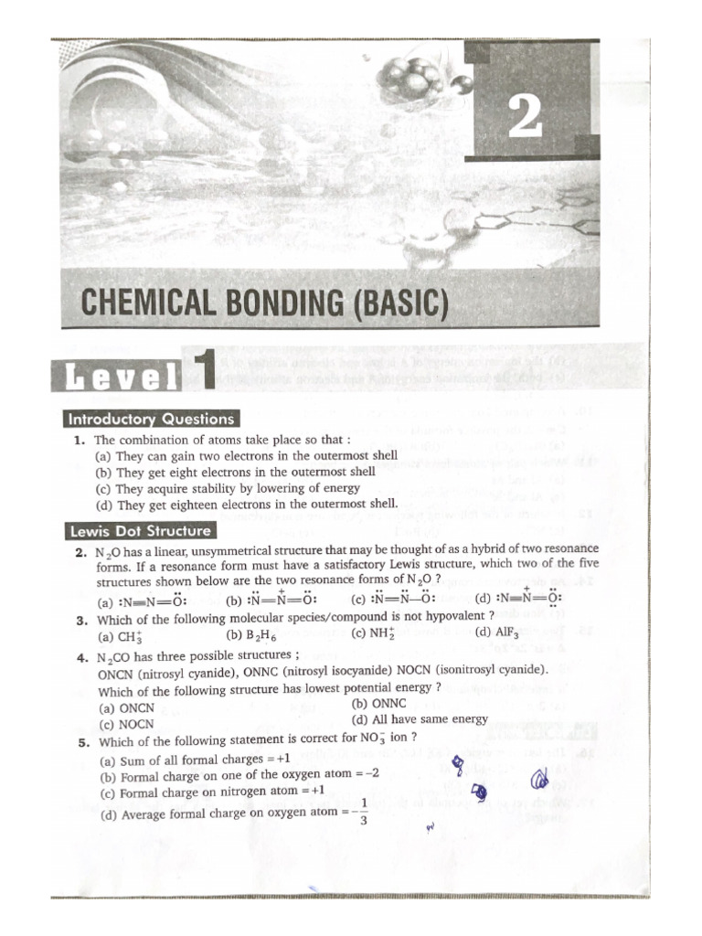 Chemical Bonding (Basic) | PDF