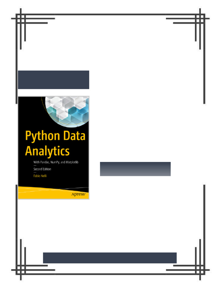Python Data Analytics: With Pandas, NumPy, and Matplotlib Nelli eBook full online pdf | PDF ...