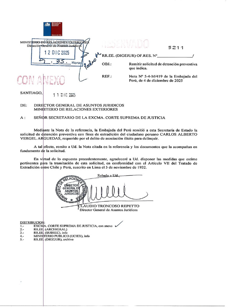 "Los Monos de Quepepampa* extradicion | PDF