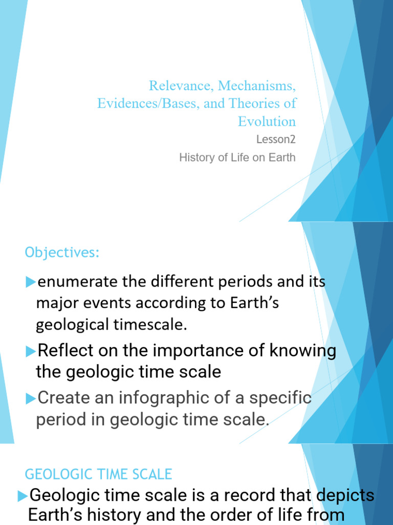 2. Relevance Mechanisms Evidences HISTORY of LIFE | PDF | Abiogenesis ...
