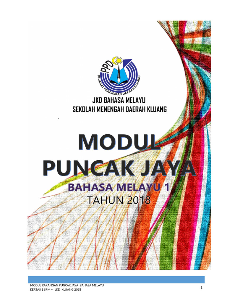 Modul Puncak Jaya SPM k1 | PDF