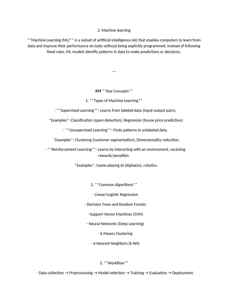 Machine Learning | PDF | Machine Learning | Artificial Intelligence