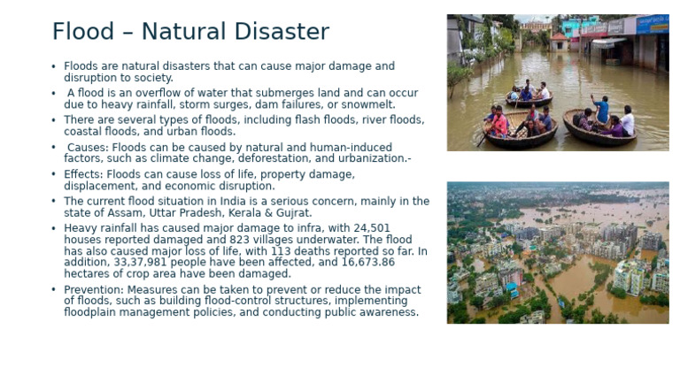 Flood – Natural Disaster[1] | PDF