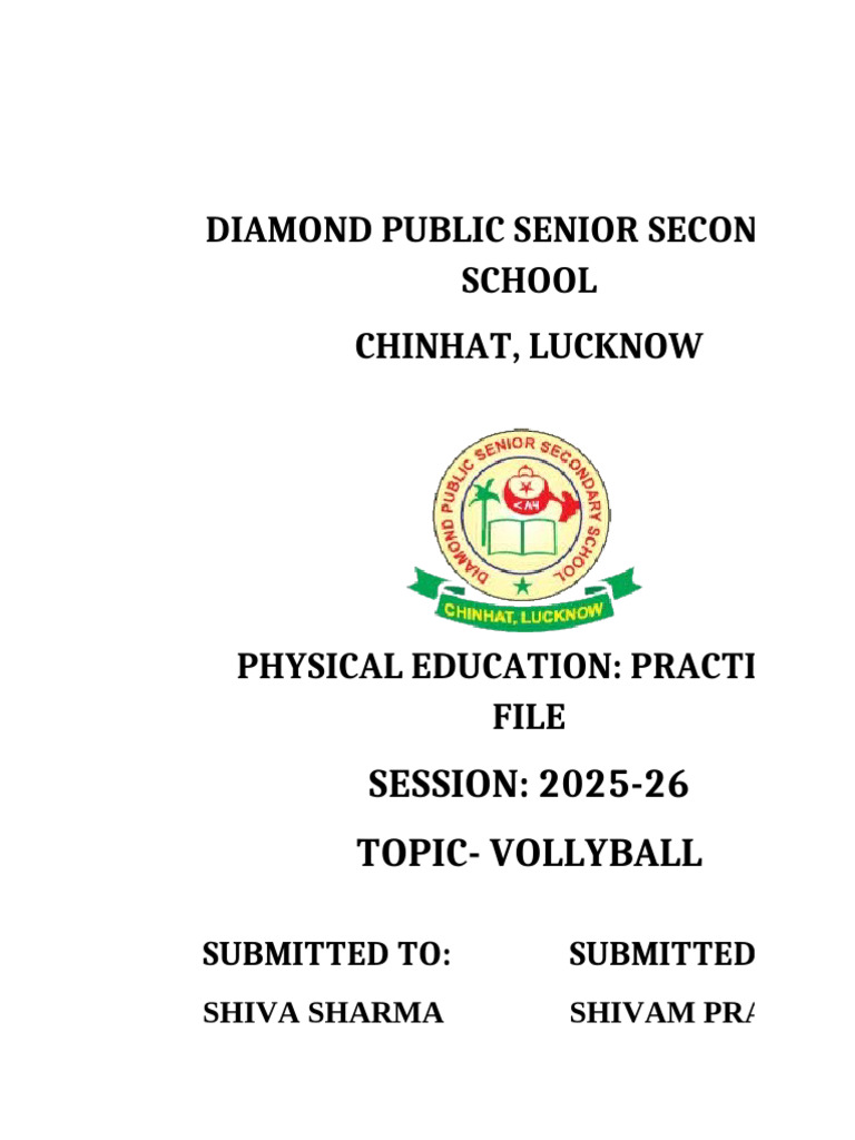 PHYSICALeducation Class 12 Practical File | PDF