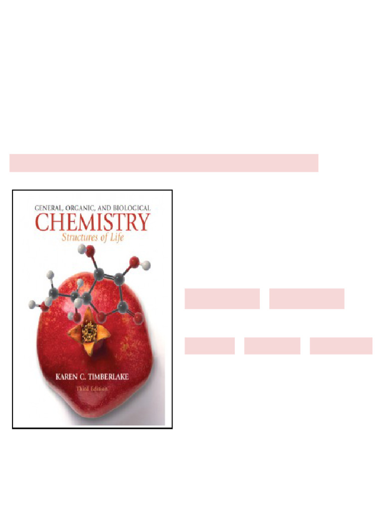Test Bank for General, Organic, and Biological Chemistry: Structures of ...