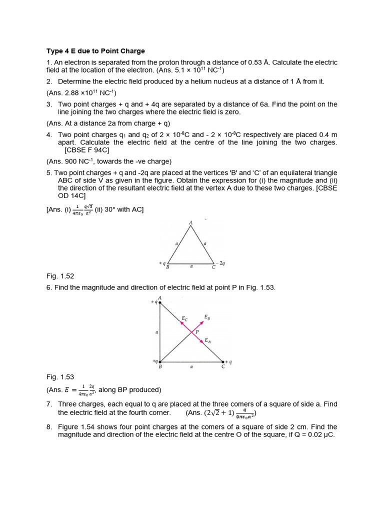 4. E Due to Point Charge | PDF