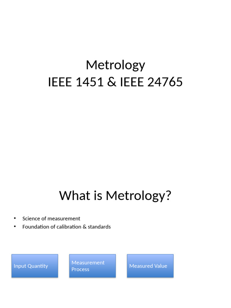 Understanding Metrology Standards | PDF | Accuracy And Precision ...