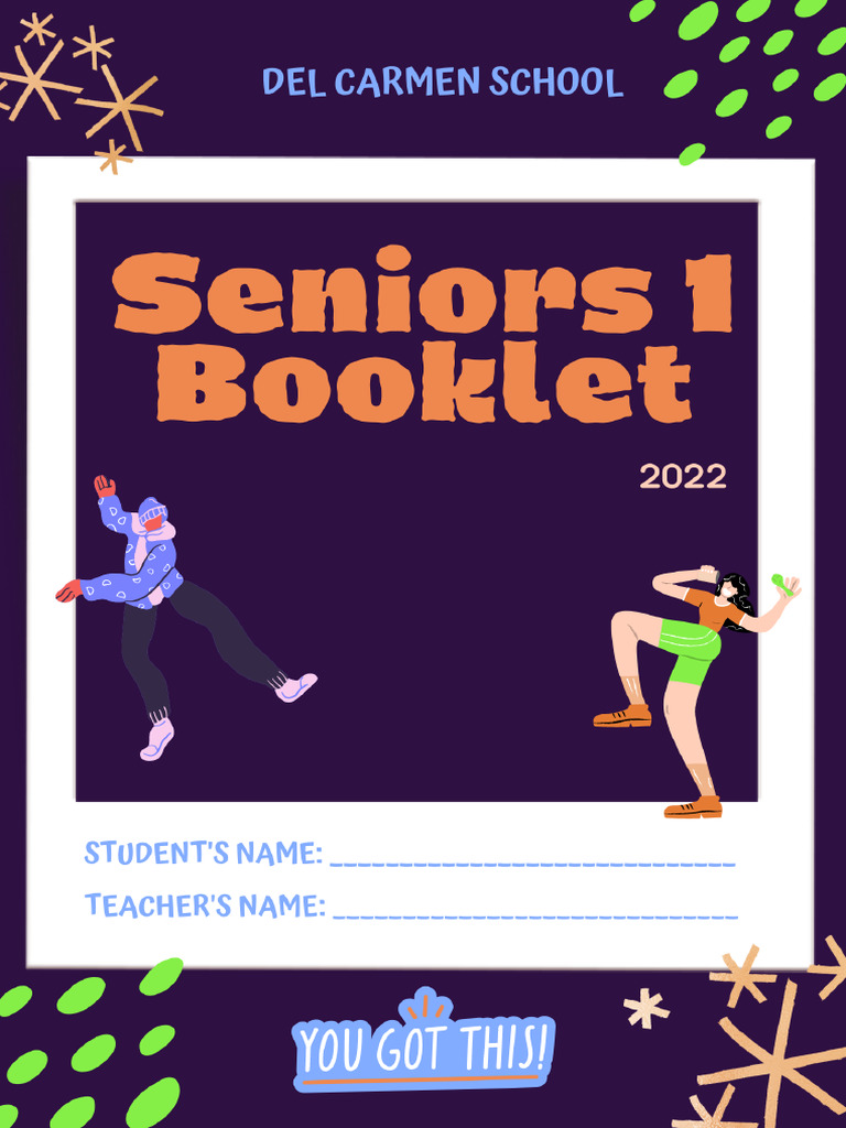 Booklet Seniors 1 2022 | PDF | Adjective | Languages