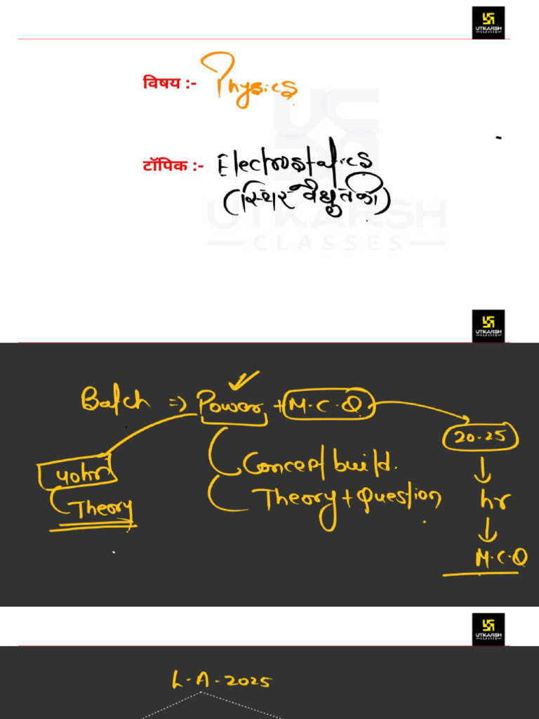 Part1Electrostatics08December 21340 21340 2809020 | PDF