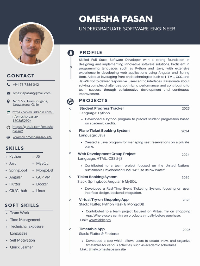 CV without Marks_20250324_140244_0000 (1) | PDF | Java (Programming Language) | Python ...