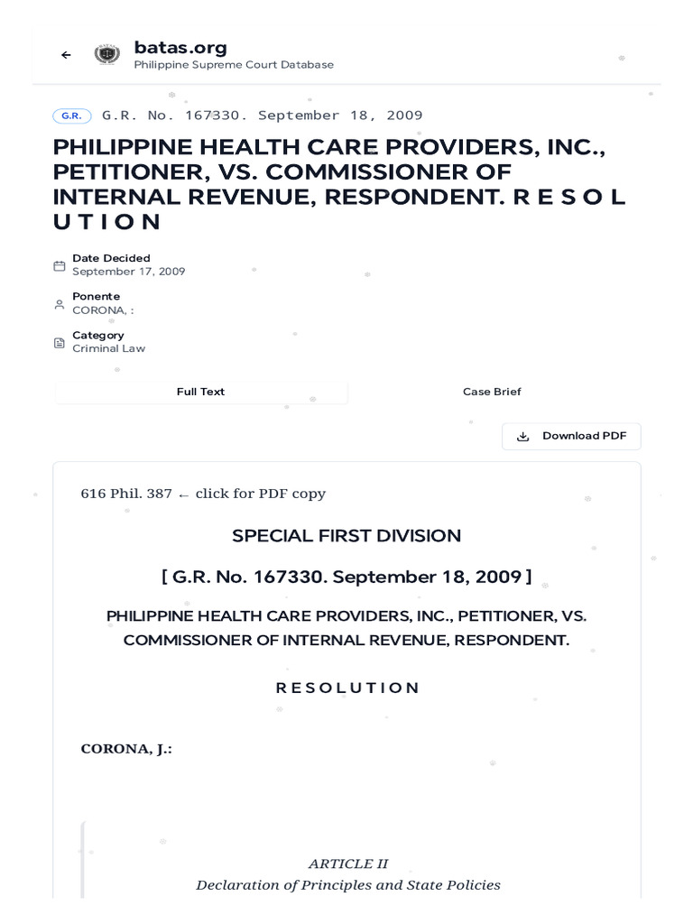 12,19 Philhealthcare v CIR G.R. No. 167330 | PDF | Insurance | Surety