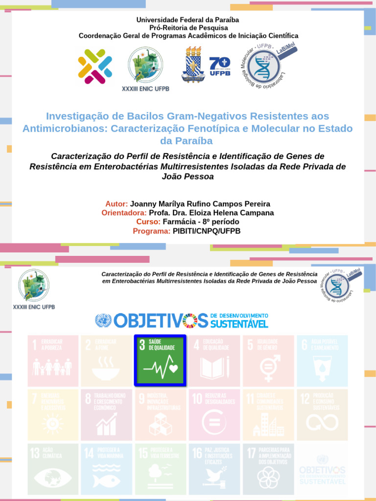 Modelo Slide ENIC 2025 | PDF | Bactérias | Plasmídeo