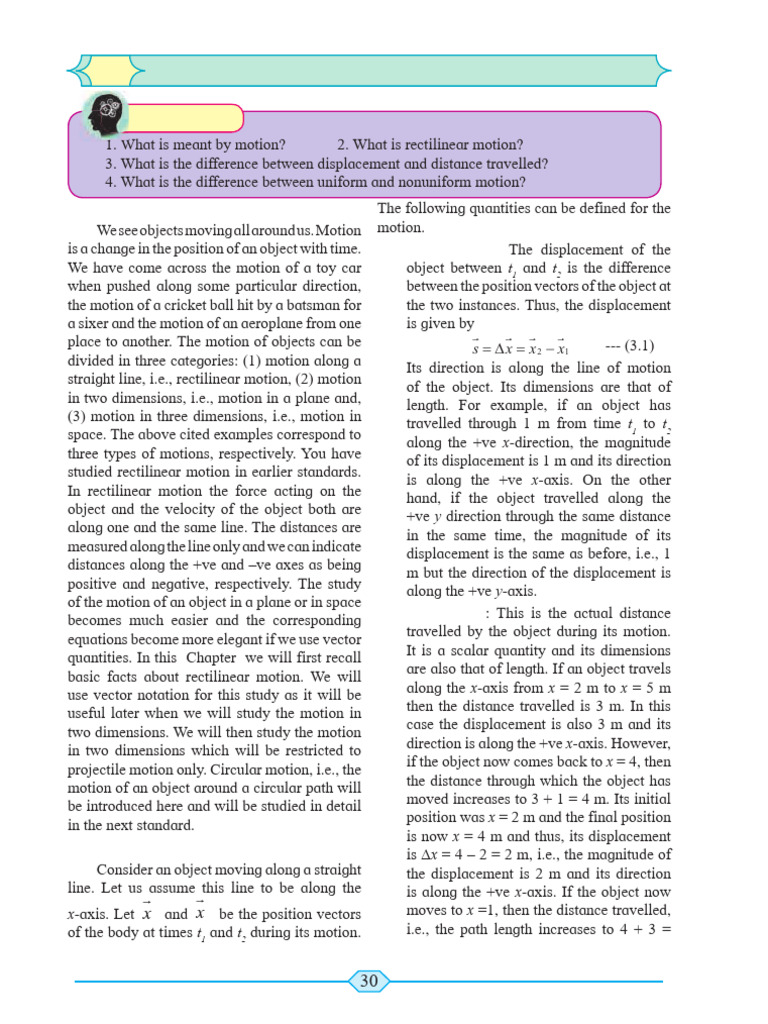 motion in a plane | PDF | Acceleration | Velocity