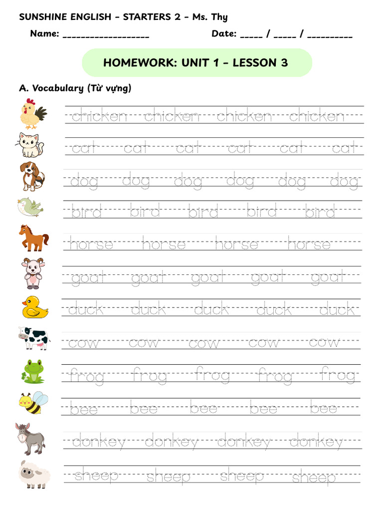 Sunshine English Starters 2 Homework | PDF | Chess Openings | Chess