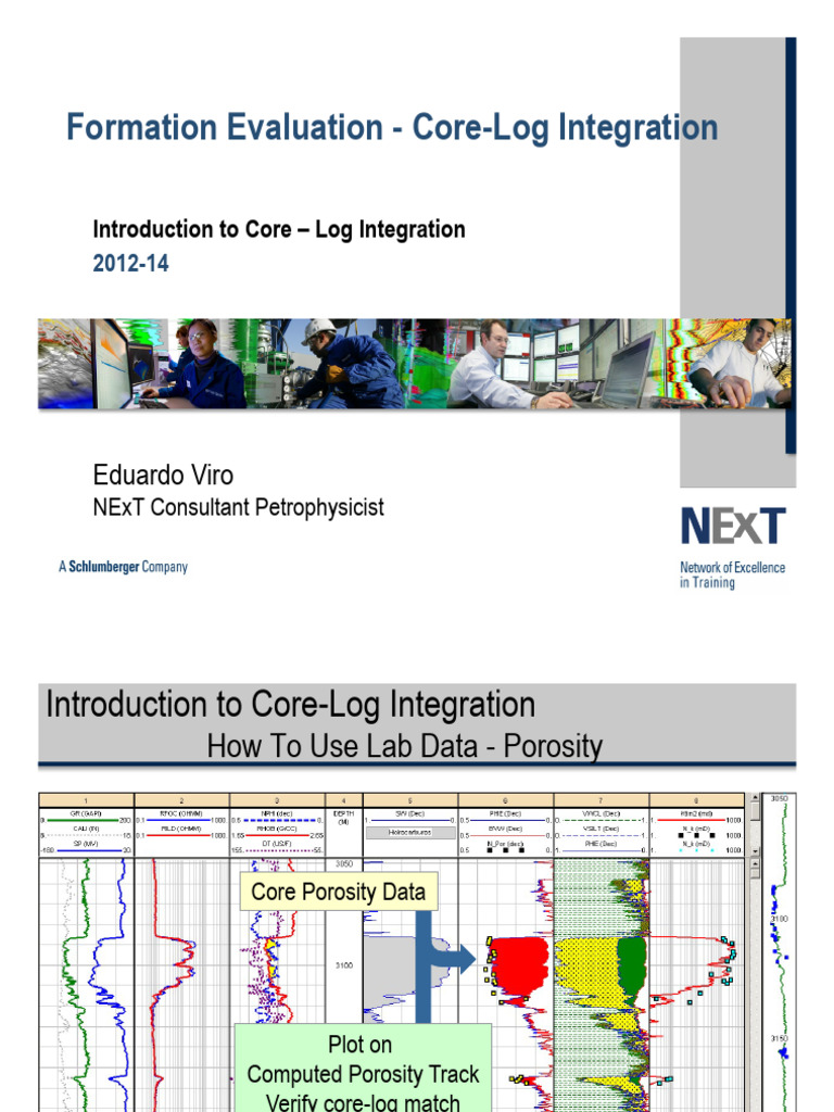 07c Chpt 7c - Core-Log-Integration | PDF | Porosity