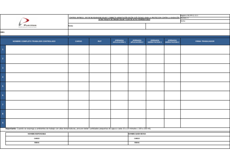 RG PP CL 11 2 Aplicación Bloqueador Solar | PDF