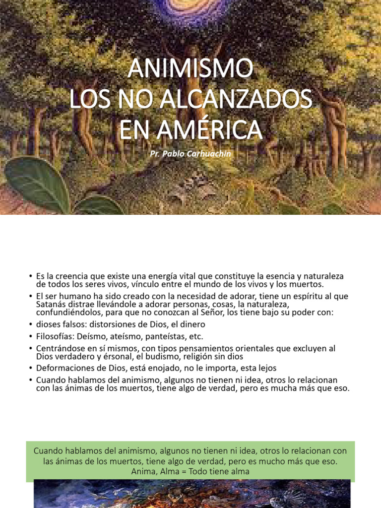 Animismo en America | PDF | Alma | Dios