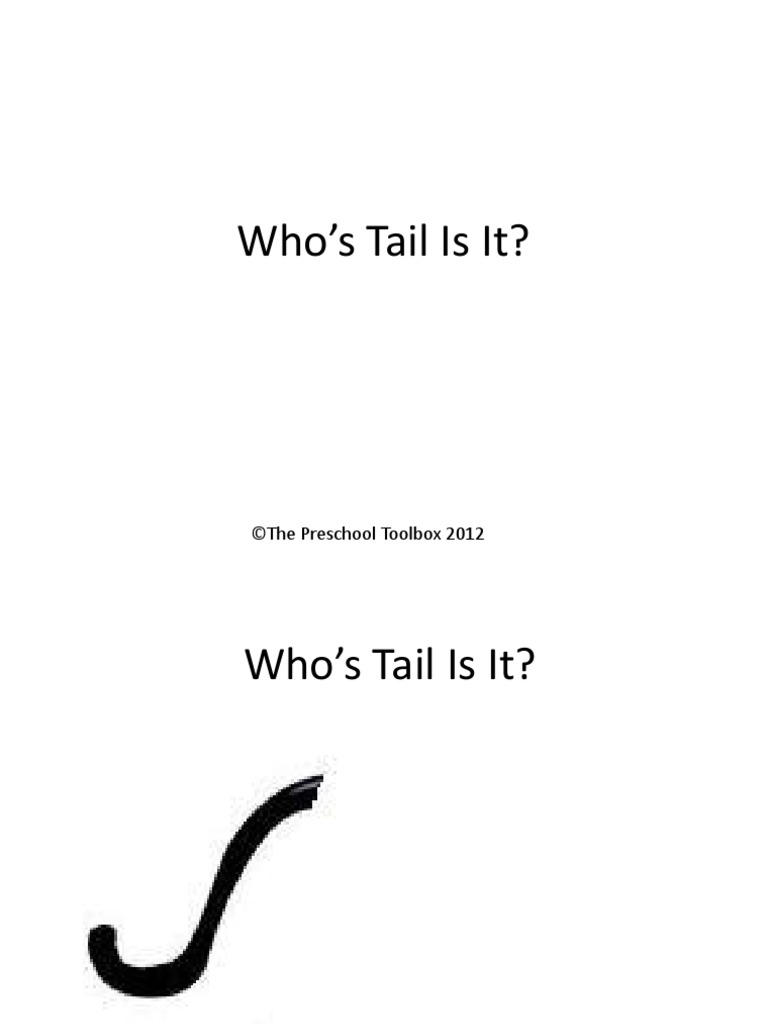Who's Tail Is It | PDF