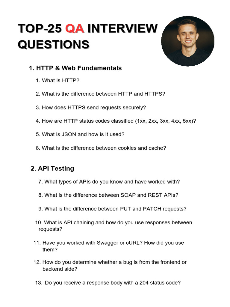 25 QA Interview Questions | PDF