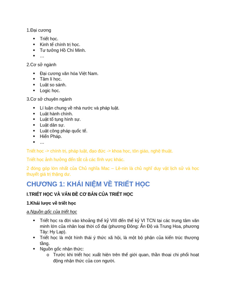 Triết học Mác - Lênin | PDF