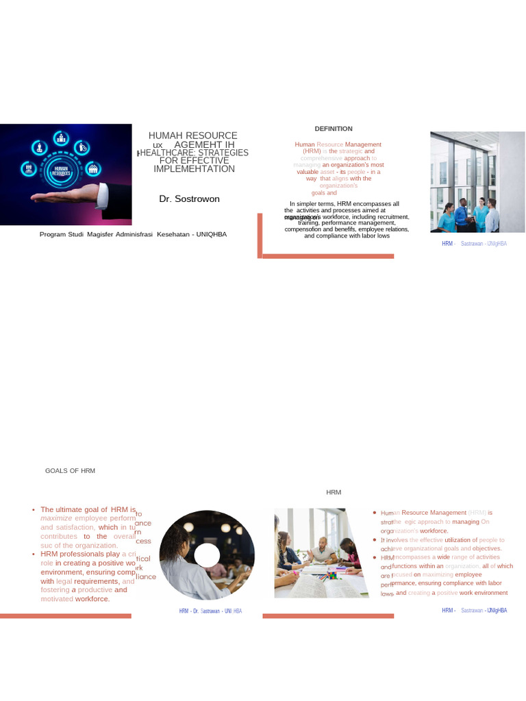 Human Resource Management - Strategies For Effective Implementation ...