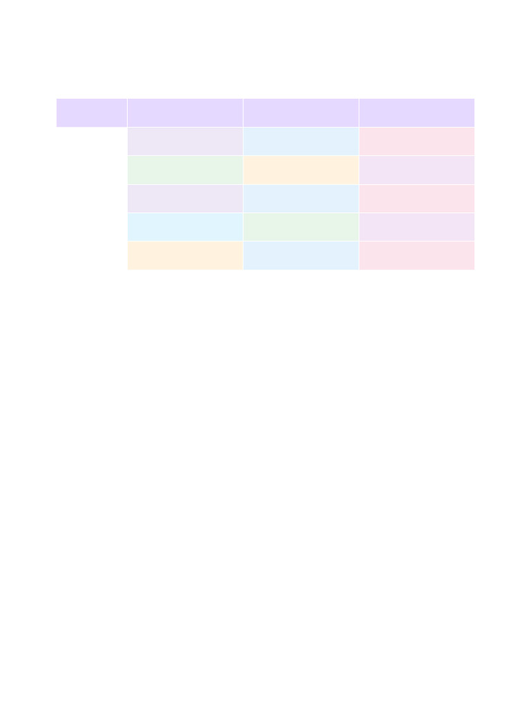 February Mocks Cute Pastel Study Timetable Full | PDF