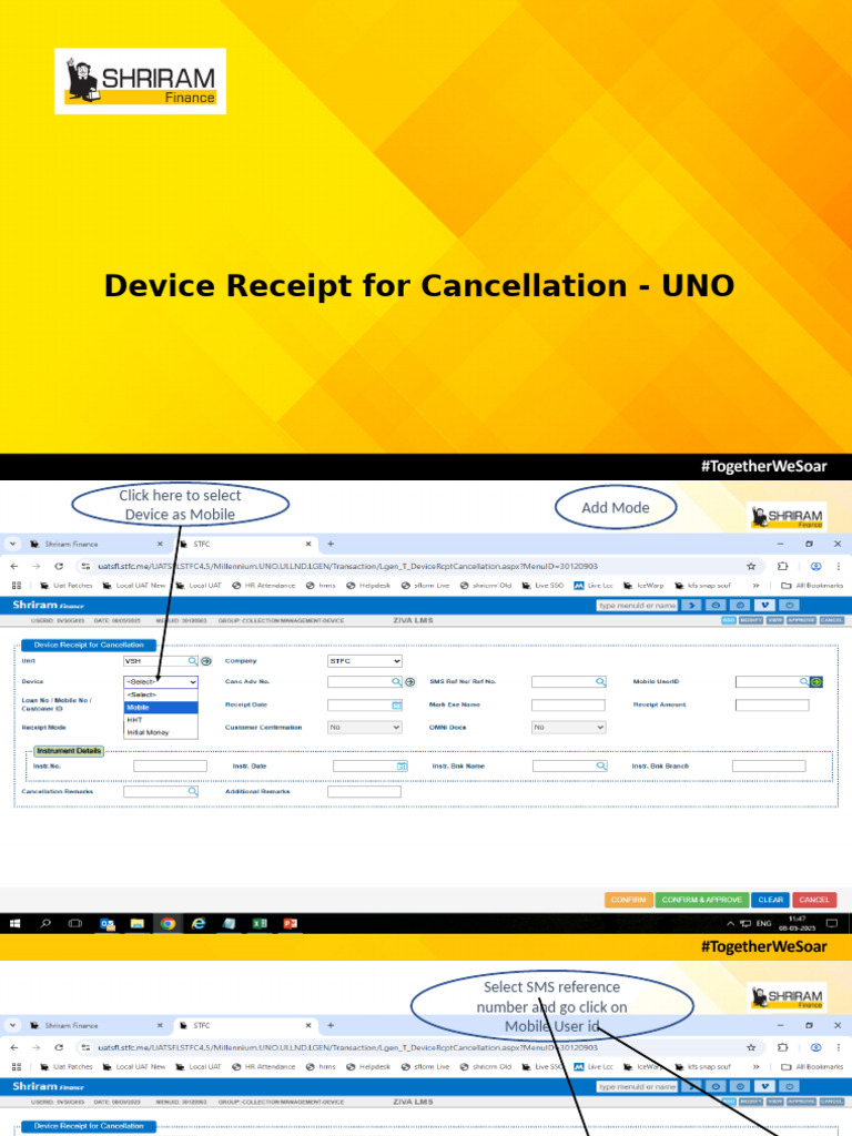 Device Cancellation Receipt Process | PDF