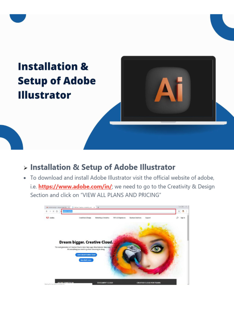 Install Adobe Illustrator Guide | PDF | Application Software | Computing