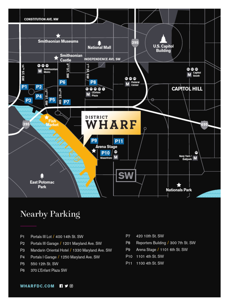 Wharf Nearby Parking Map 10 9 | PDF