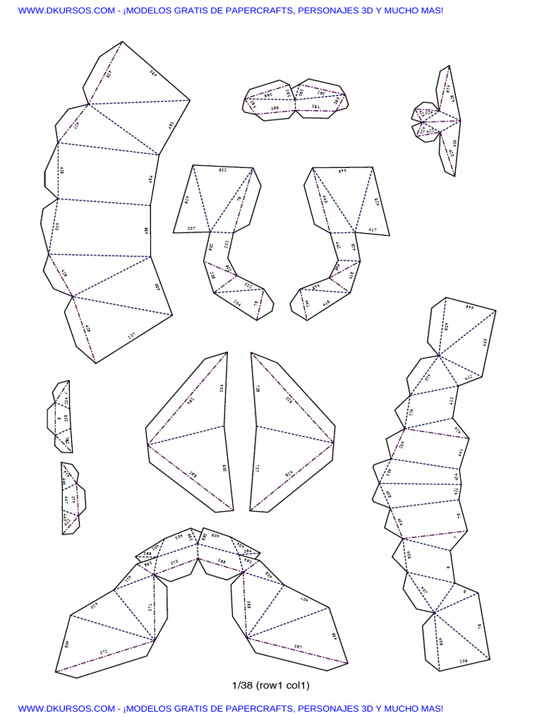 Modelos Gratis de Papercrafts 3D | PDF