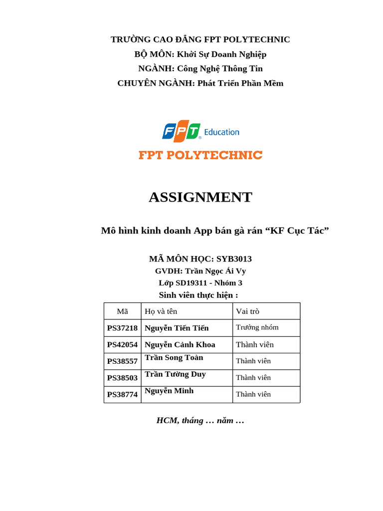 Báo Cáo Assignment N1+N2 Nhóm 3 | PDF