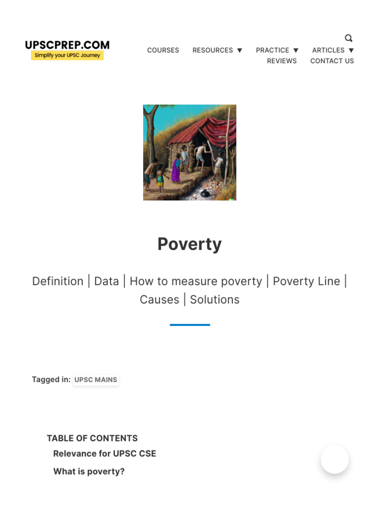 Understanding Poverty: Causes & Solutions | PDF | Poverty | Poverty ...