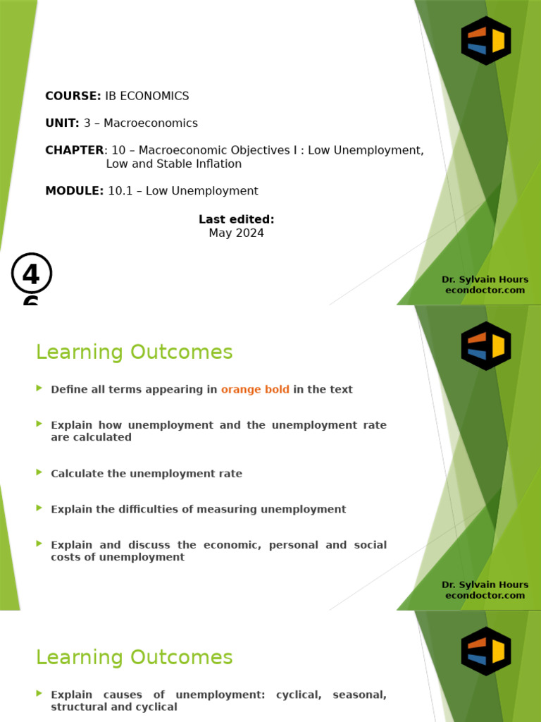 Understanding Unemployment in Economics | PDF | Unemployment | Inflation
