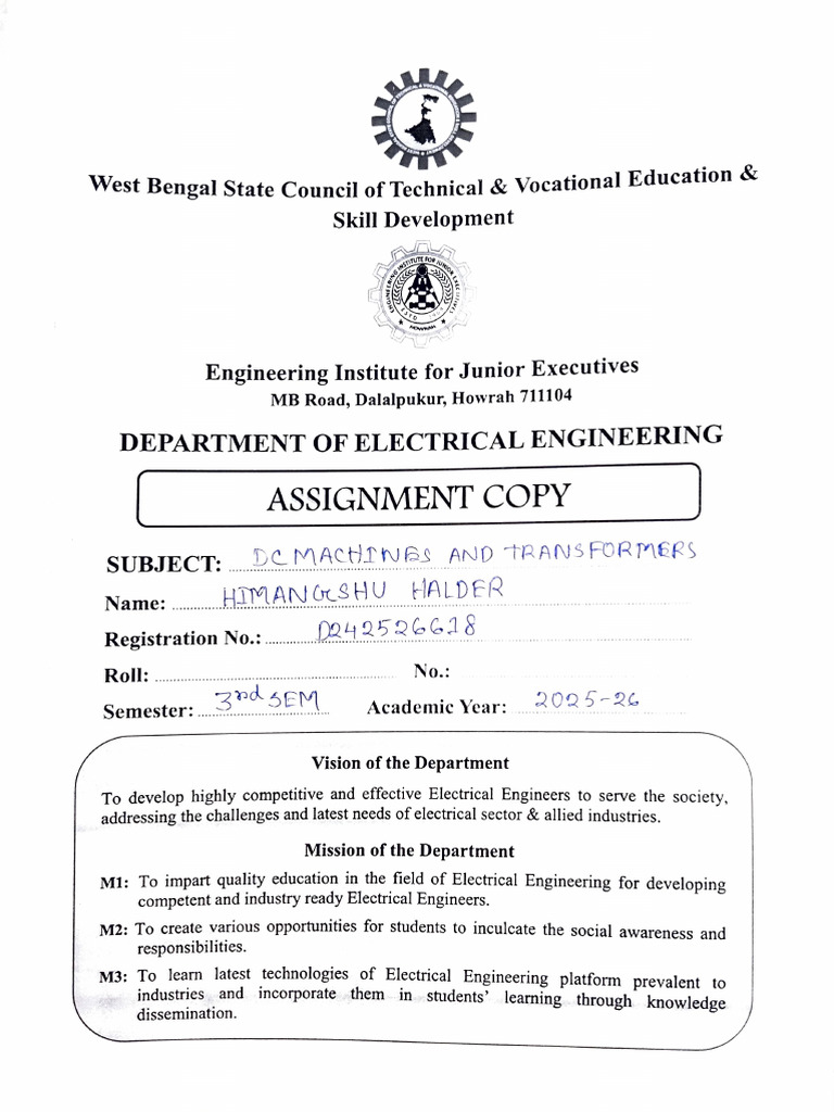 DC Machine Assignment 2 (1) | PDF