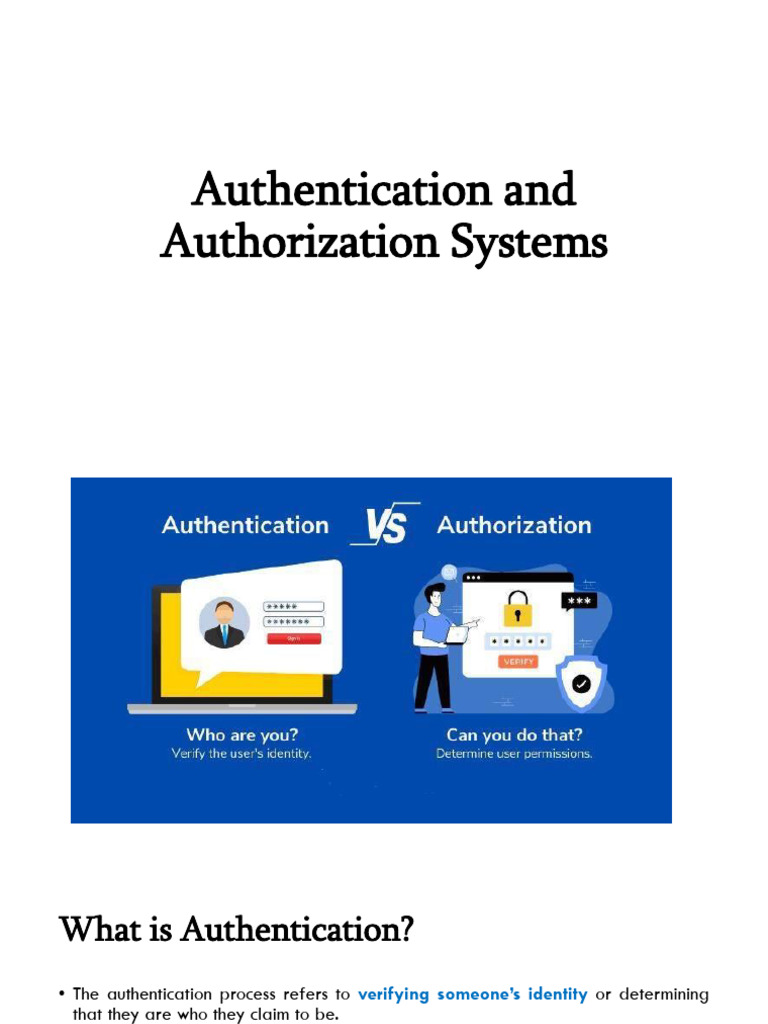 Authentication and Authorization Explained | PDF | Databases | Apache ...
