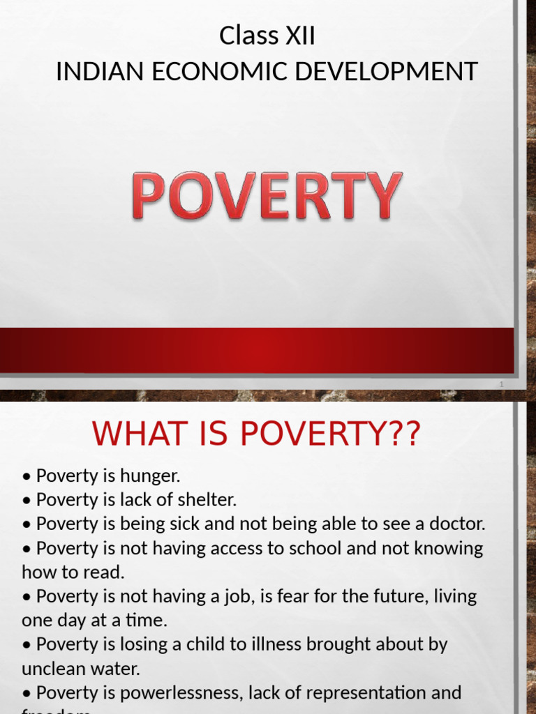 Poverty | PDF | Cost Of Living | Poverty