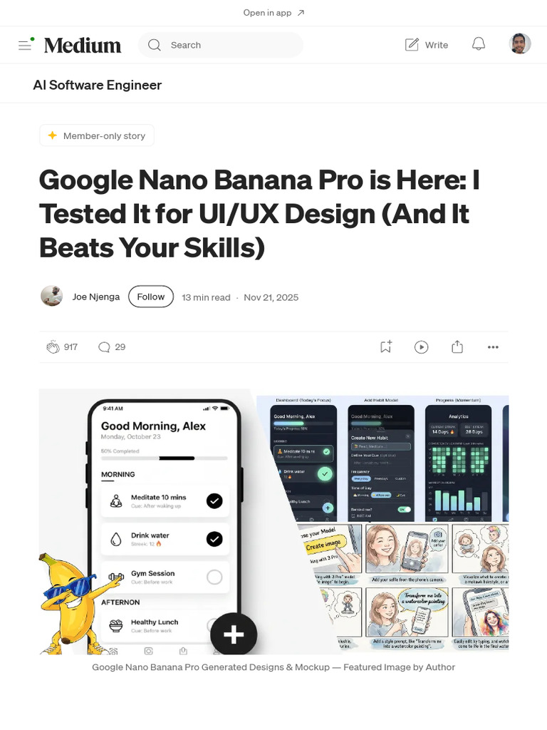Google Nano Banana Pro is Here_ I Tested It for UI_UX Design (and It ...
