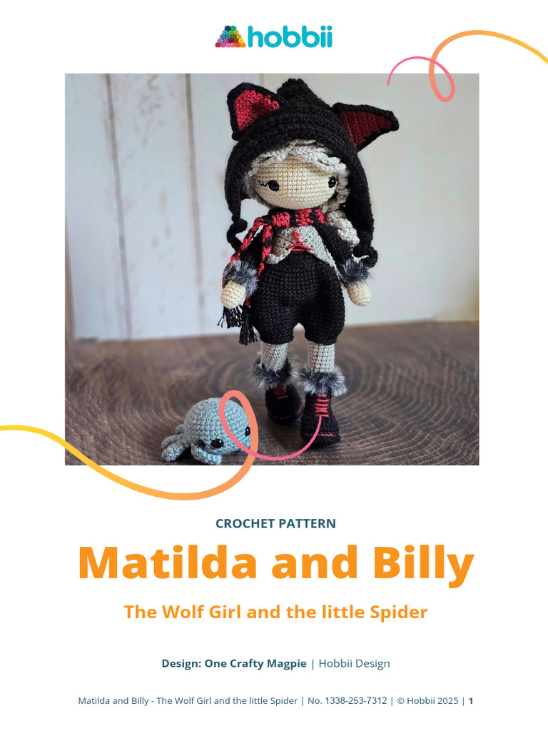 Matilda and Billy - The Wolf Girl and the little Spider | PDF | Crochet ...