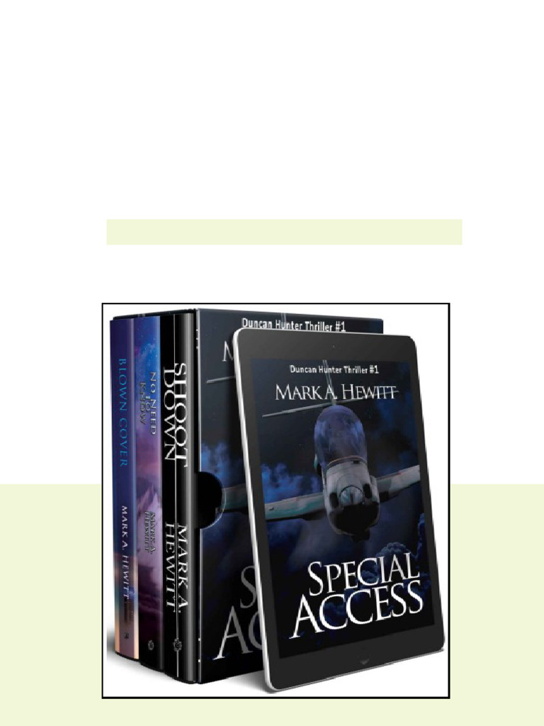 Duncan Hunter Thriller Box Set Special Access Shoot Down No Need To ...