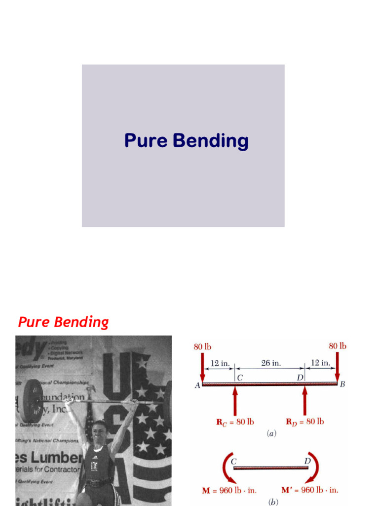 Tegangan Normal akibat Momen Lentur (1) | PDF | Bending | Beam (Structure)