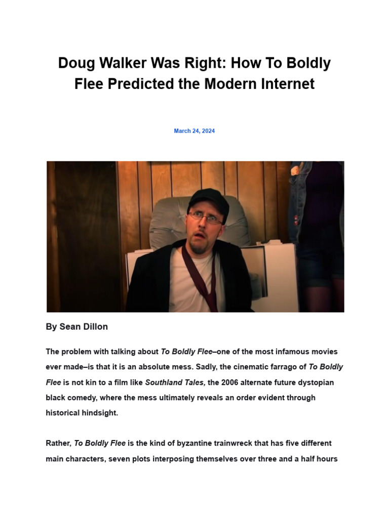 Doug Walker Was Right_ How to Boldly Flee Predicted the Modern Internet ...