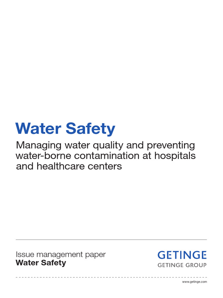 Issue Management Paper Water Safety 20140822 | PDF | Biofilm | Pseudomonas Aeruginosa