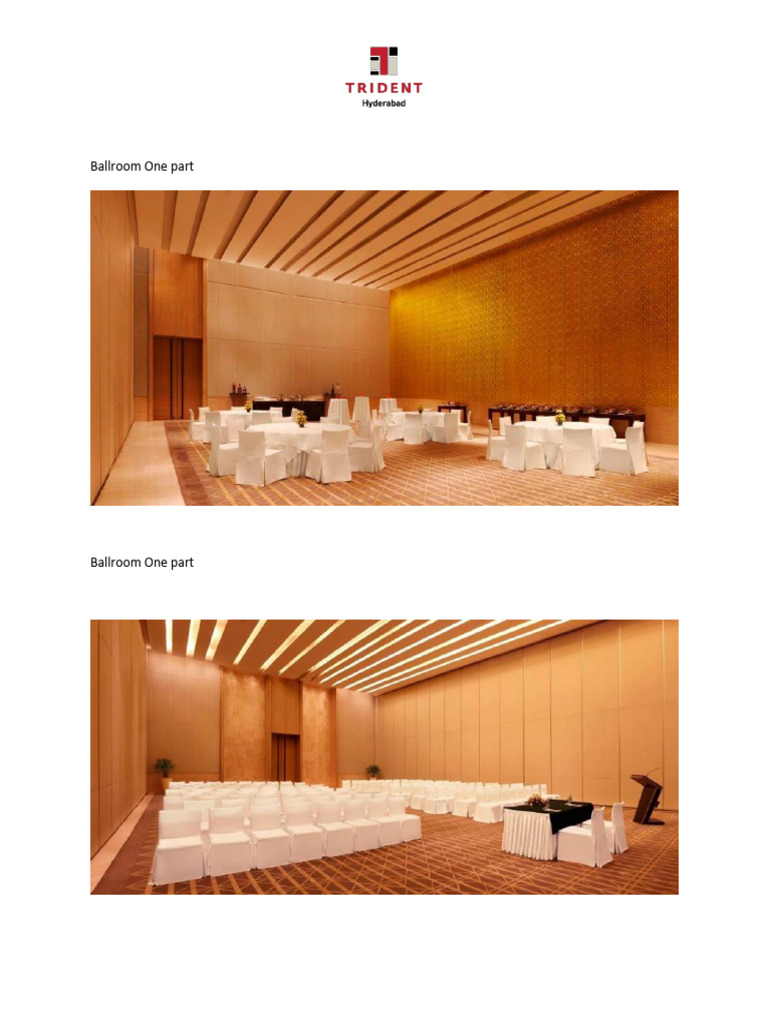 Ballroom Layout and Photos | PDF