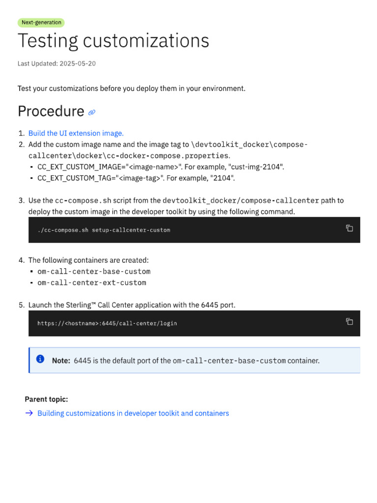 13 Testing Customizations | PDF