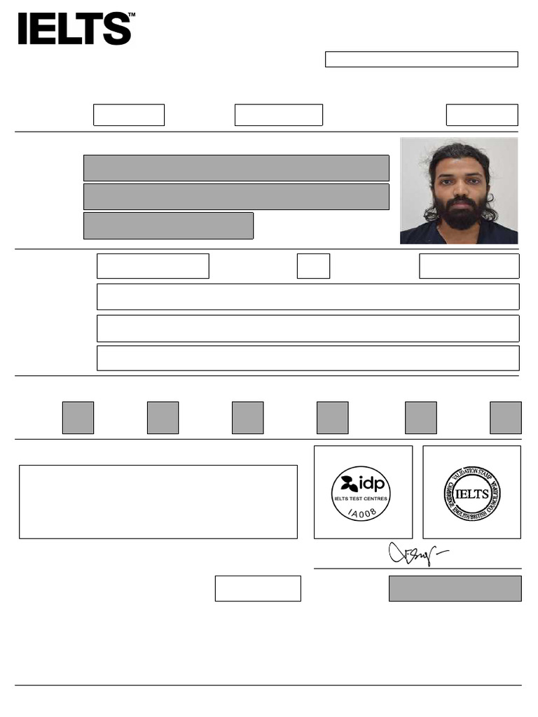 Ielts Trf_russel Meledath | PDF | Tests | Standardized Tests