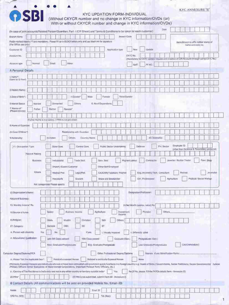 Kyc Form 0002 | PDF