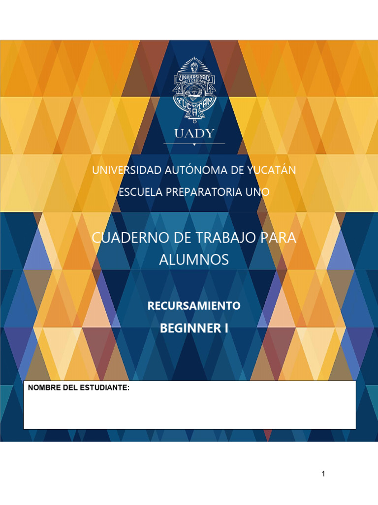 Beginner I Remedial Workbook 2026 | PDF | Linguistics | Grammar