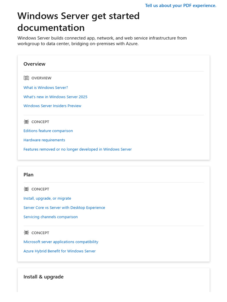 Windows Server 2025 Overview and Features | PDF | Active Directory ...